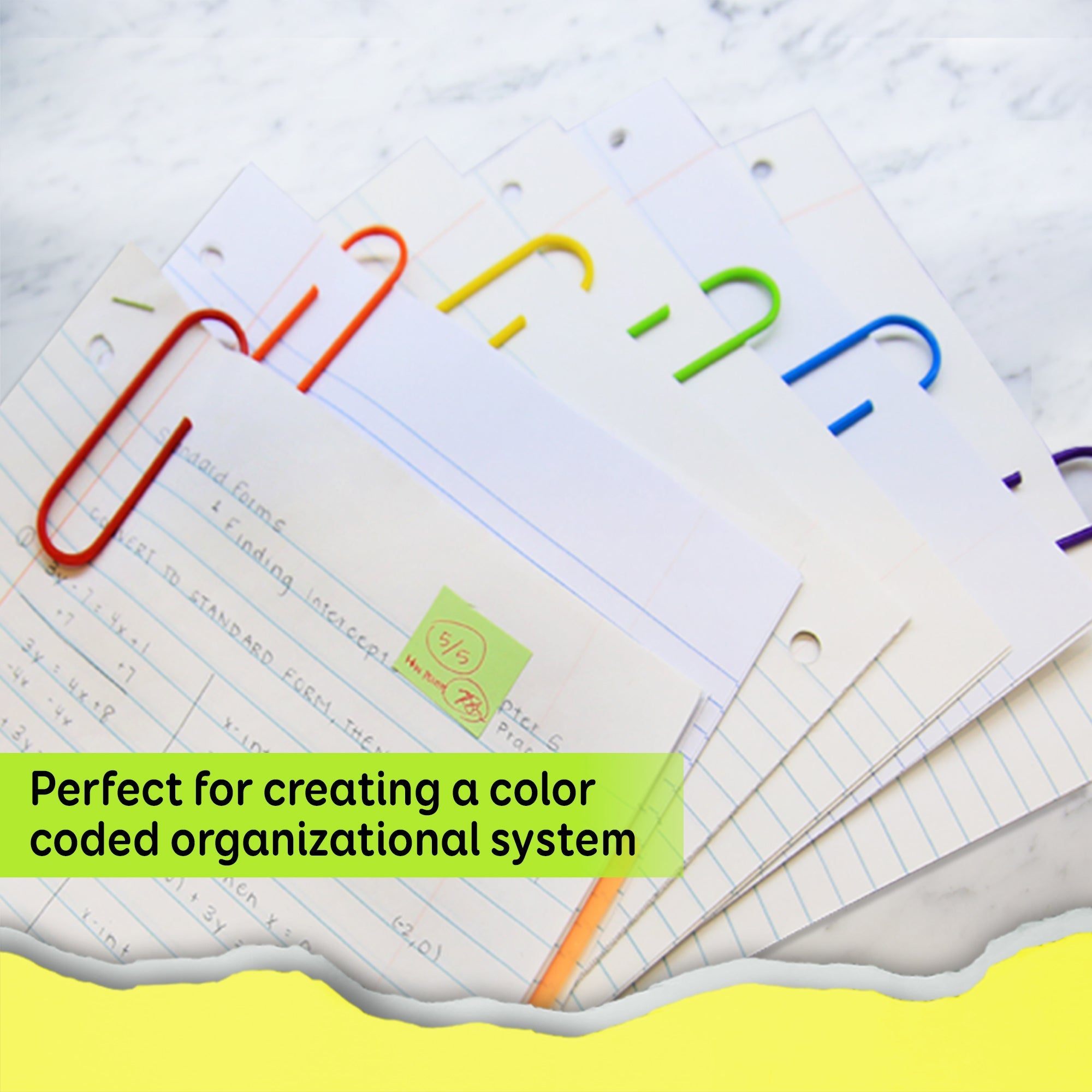 BAZIC Mega (100mm) Color Paper Clips (10/Pack) – BAZIC Products