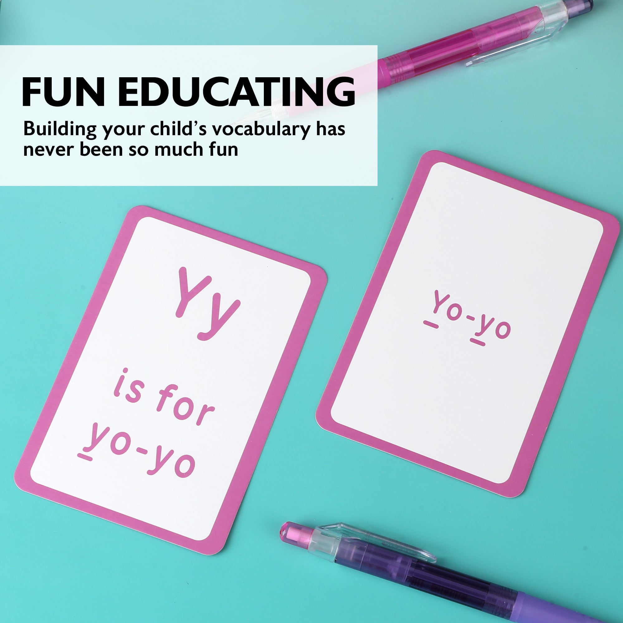 BAZIC Alphabet Preschool Flash Cards (36/Pack) – BAZIC Products