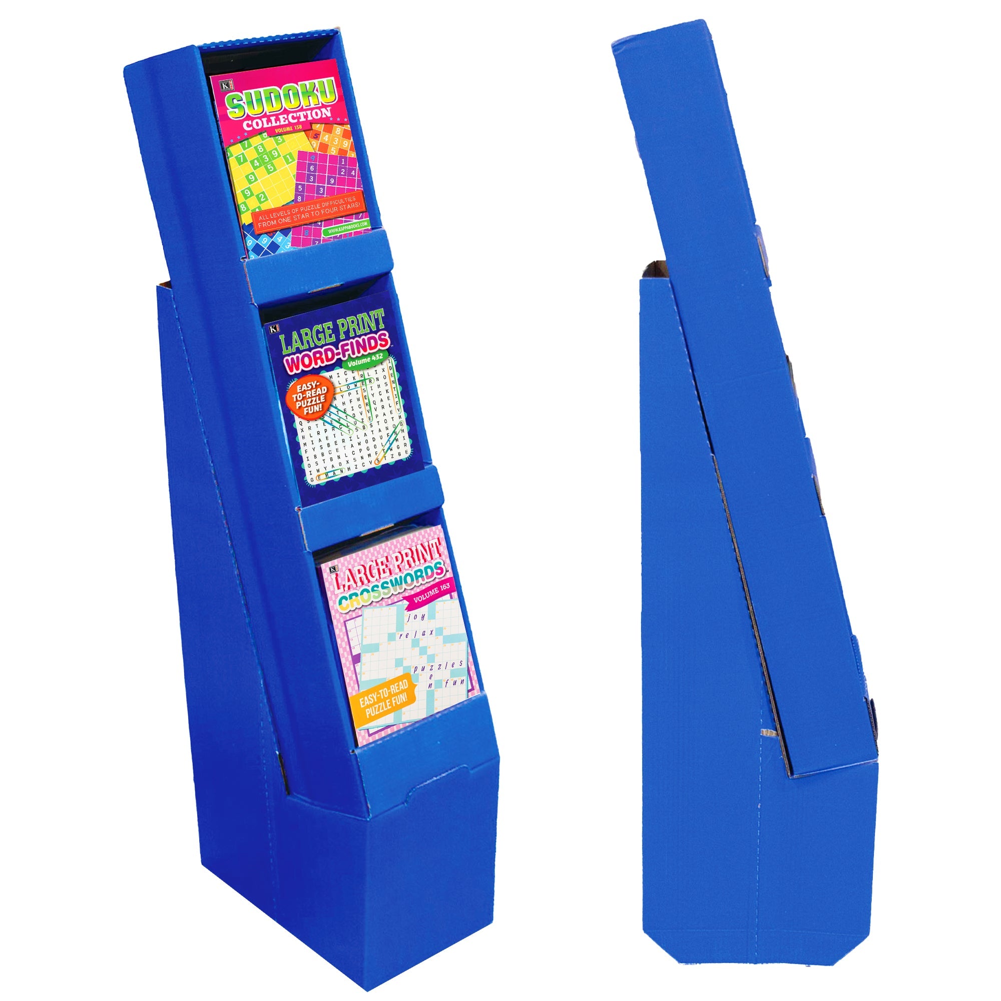 3-Slot Tower Display of Puzzle Books – BAZIC Products